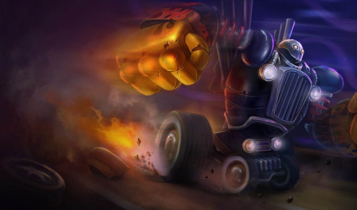 Piltover Customs Blitzcrank League Of Legends Lol Champion Skin On